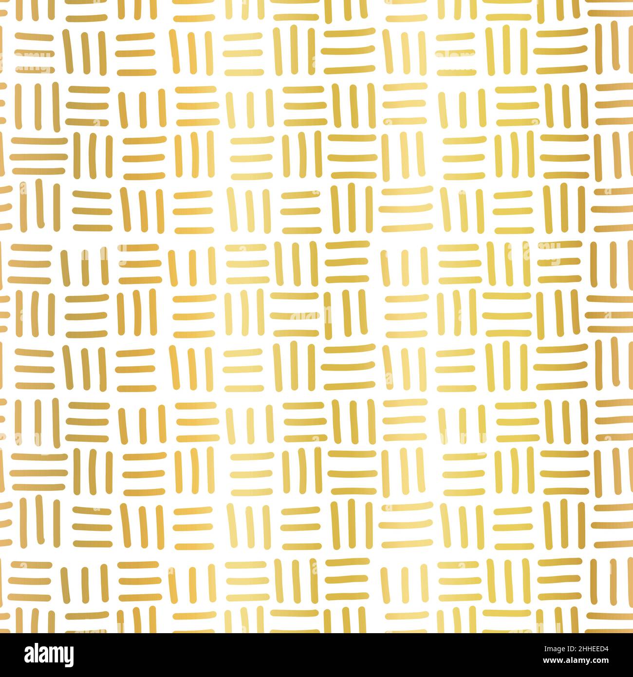 Golden seamless vector pattern hatch woven geometric texture. Gold foil ...