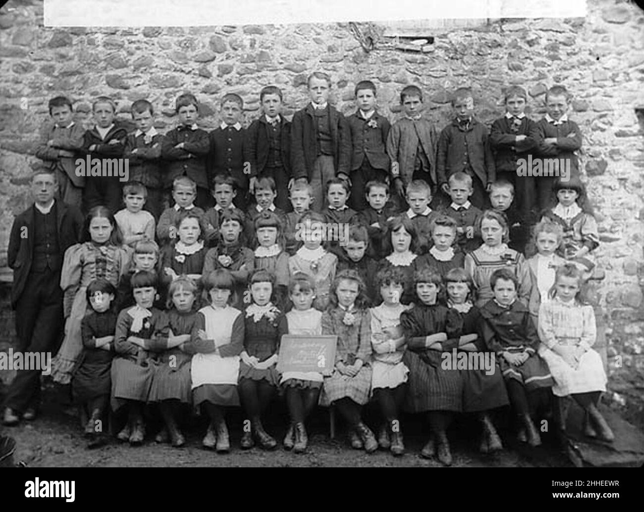 Standard 2 pupils of the British school, Llanymddyfri Stock Photo - Alamy