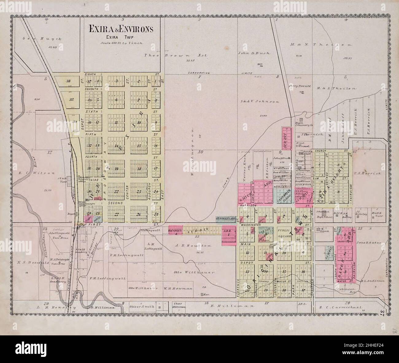 Standard atlas of Audubon County, Iowa - including a plat book of the villages, cities and ...