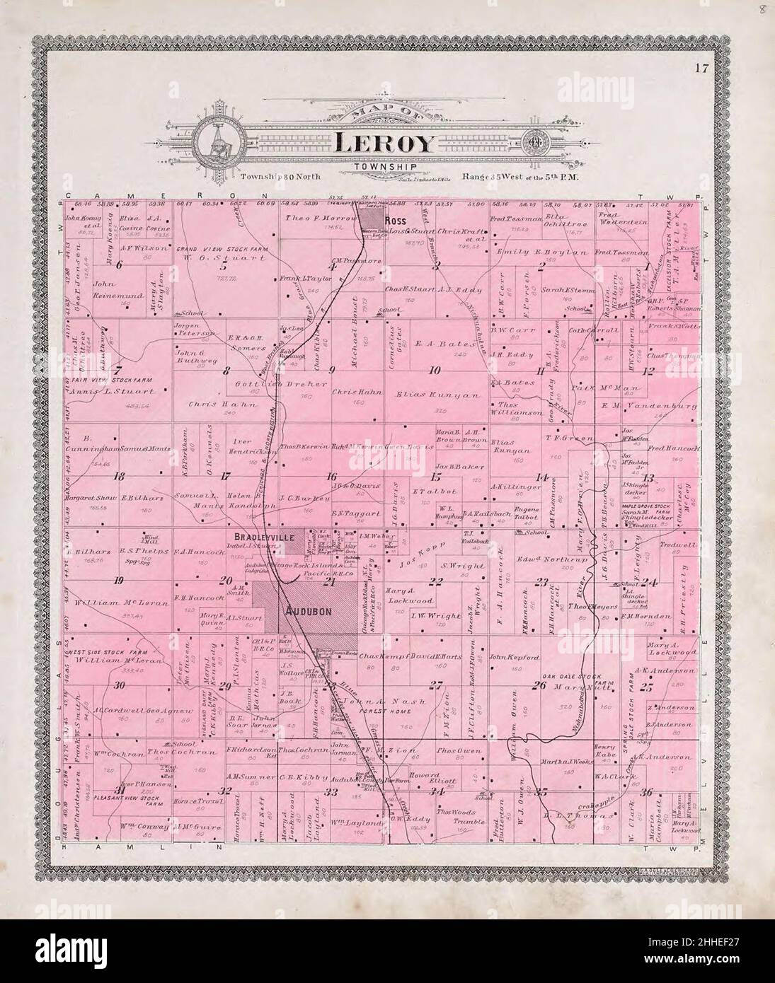 Standard atlas of Audubon County, Iowa - including a plat book of the ...