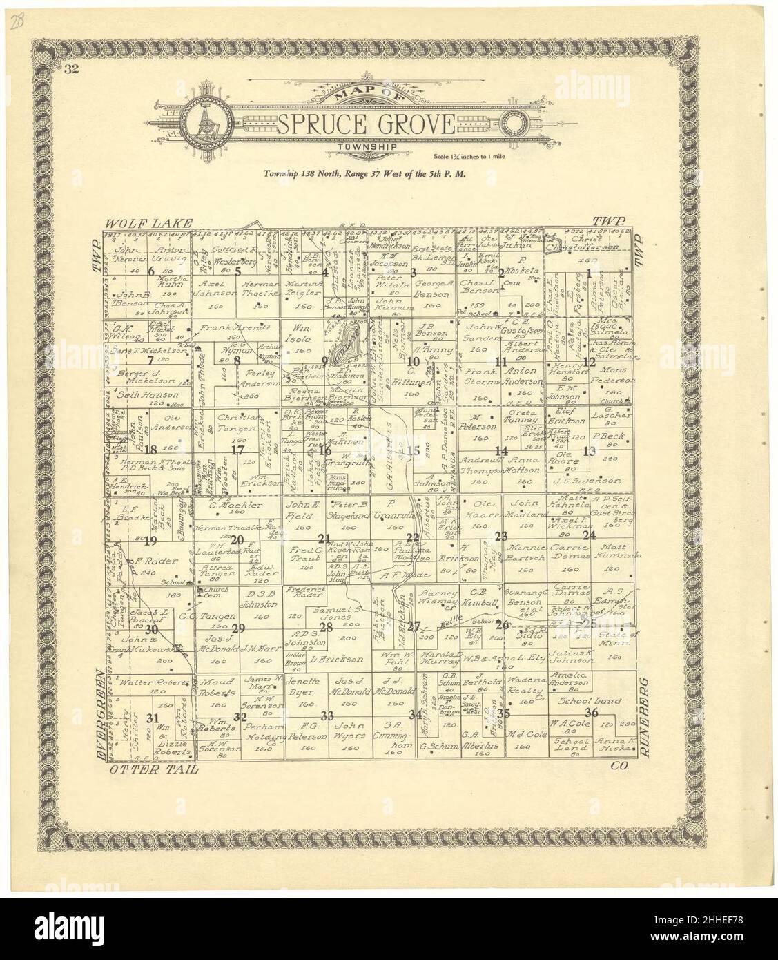 Standard atlas of Becker County, Minnesota - including a plat book of ...