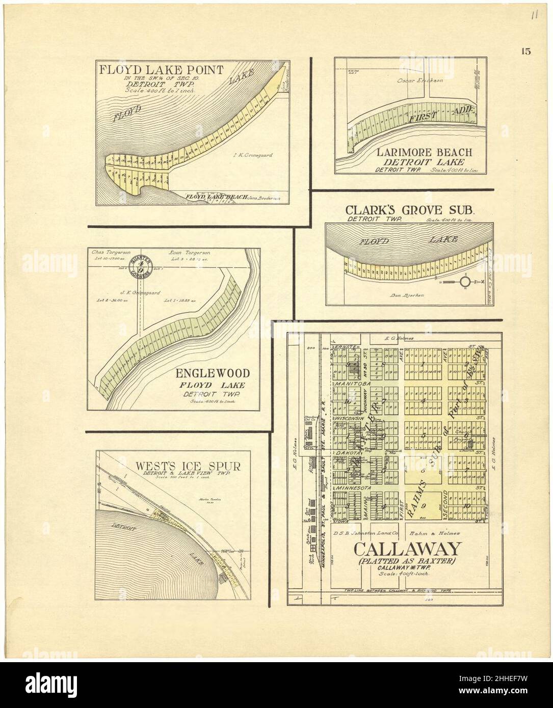 Standard atlas of Becker County, Minnesota - including a plat book of ...