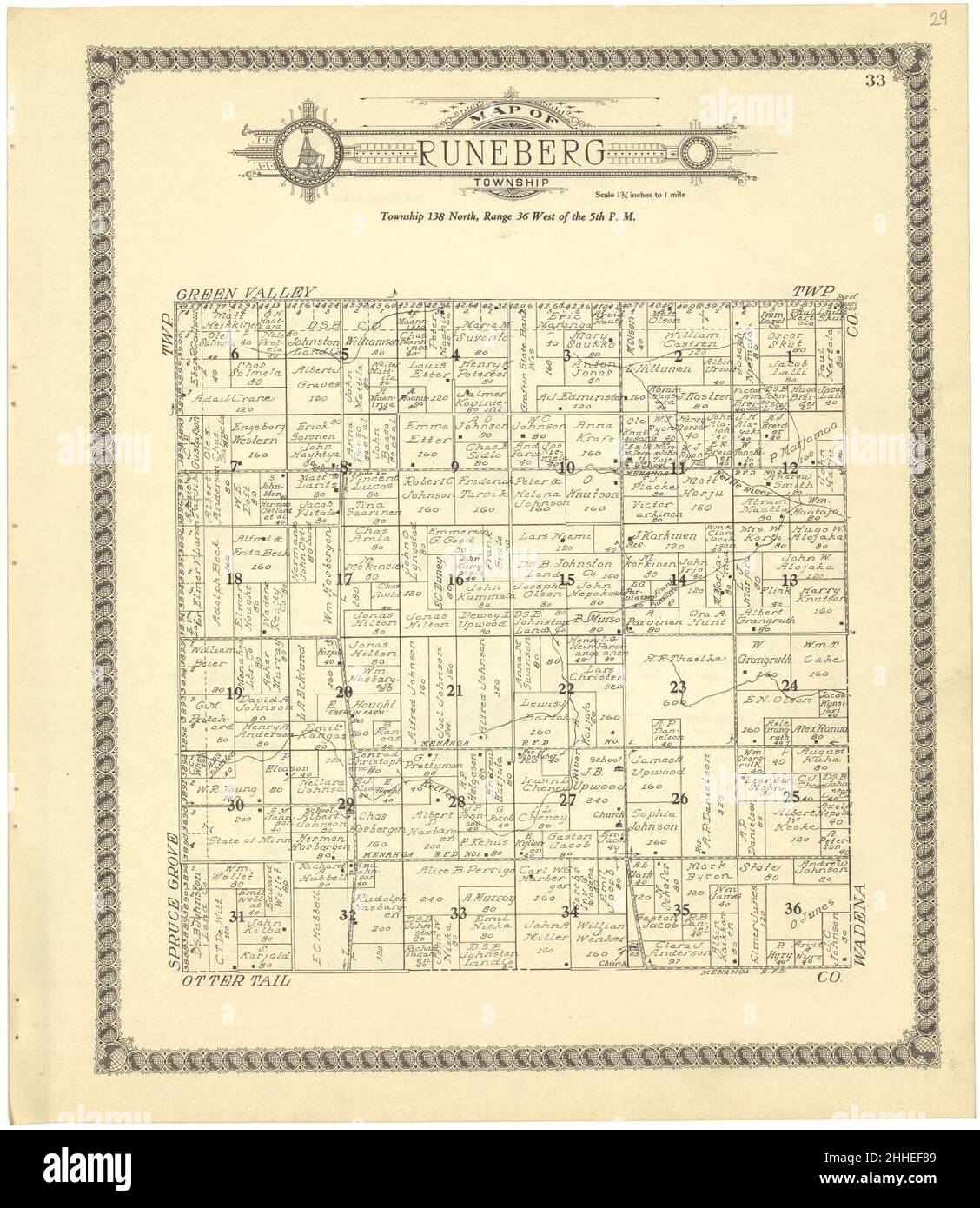 Standard atlas of Becker County, Minnesota - including a plat book of ...