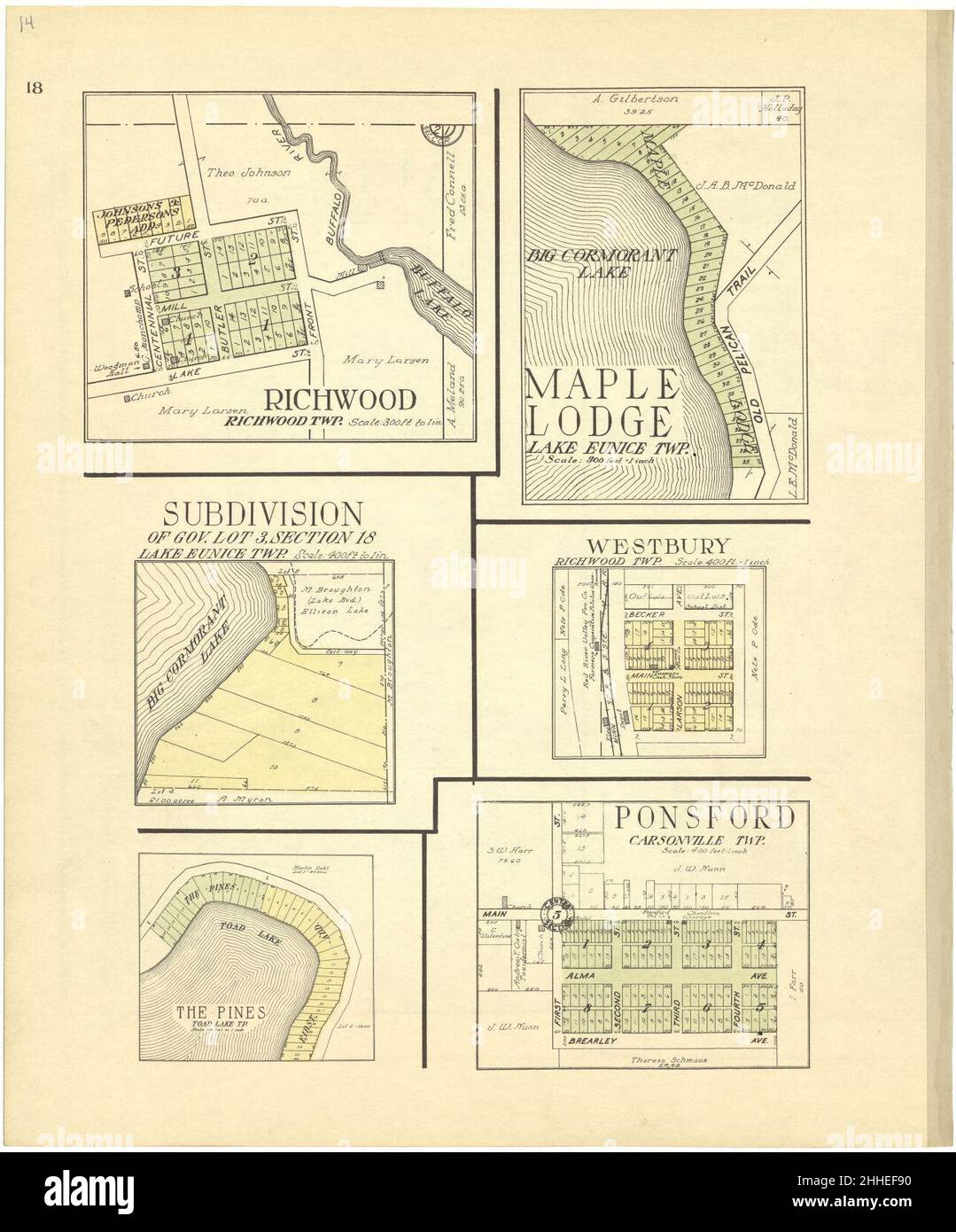 Standard atlas of Becker County, Minnesota - including a plat book of ...