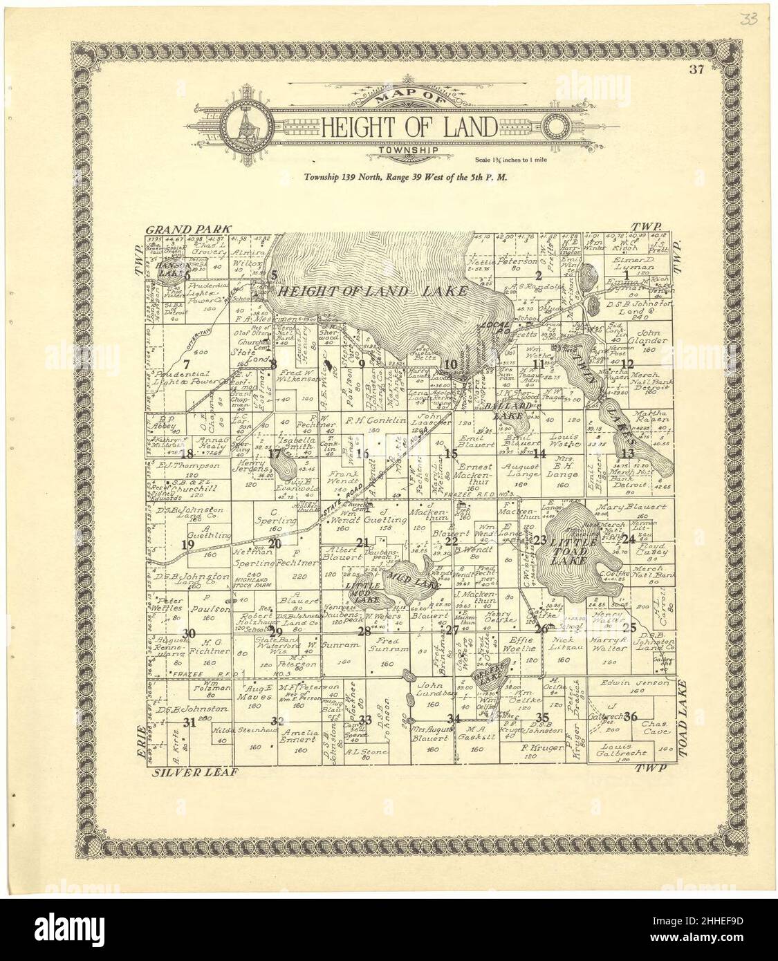 Standard atlas of Becker County, Minnesota - including a plat book of ...