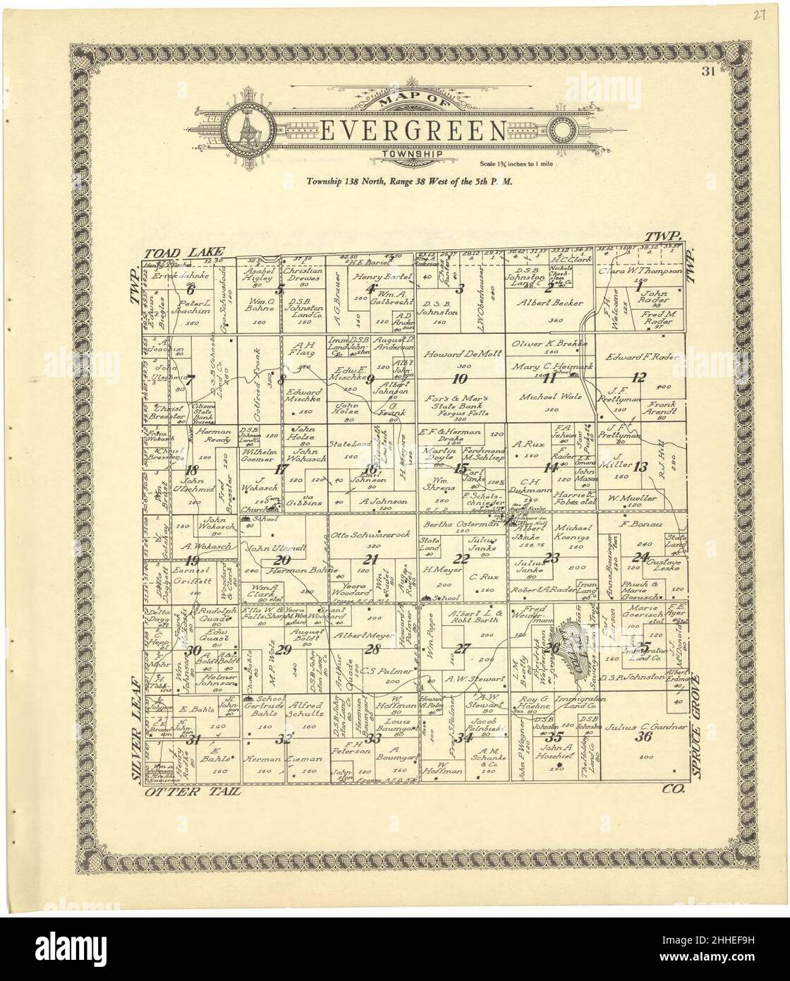 Standard atlas of Becker County, Minnesota - including a plat book of ...