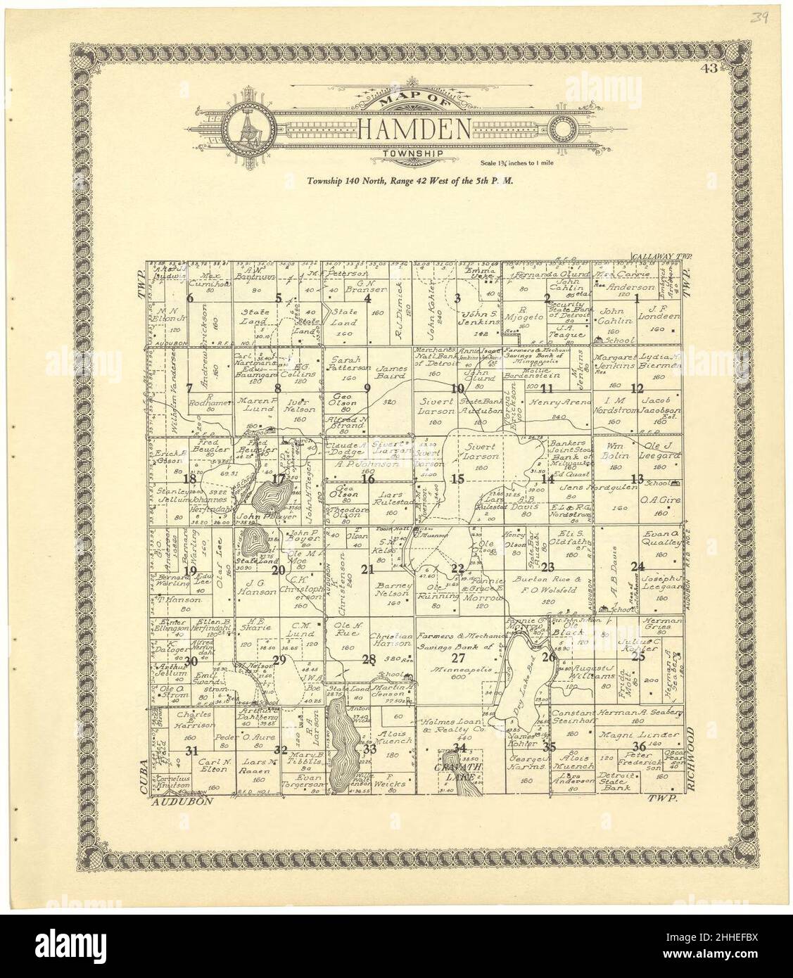 Standard atlas of Becker County, Minnesota - including a plat book of ...