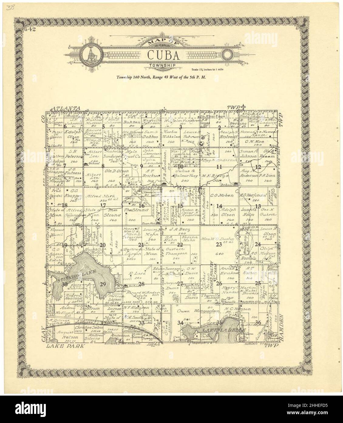 Standard atlas of Becker County, Minnesota - including a plat book of ...