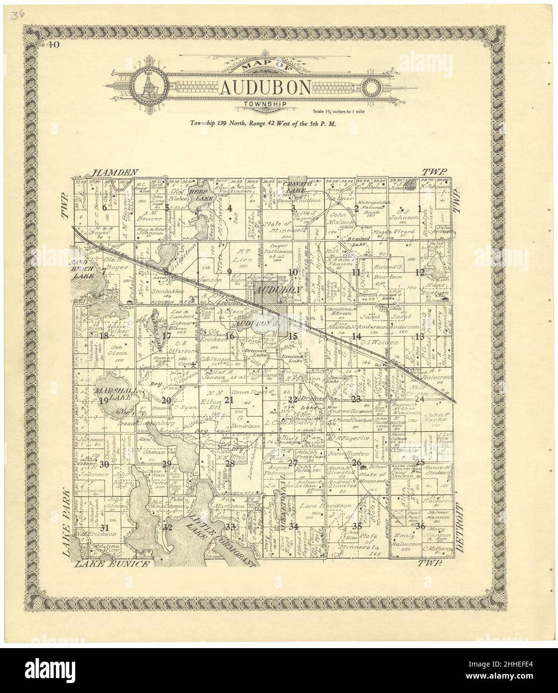 Standard atlas of Becker County, Minnesota - including a plat book of ...