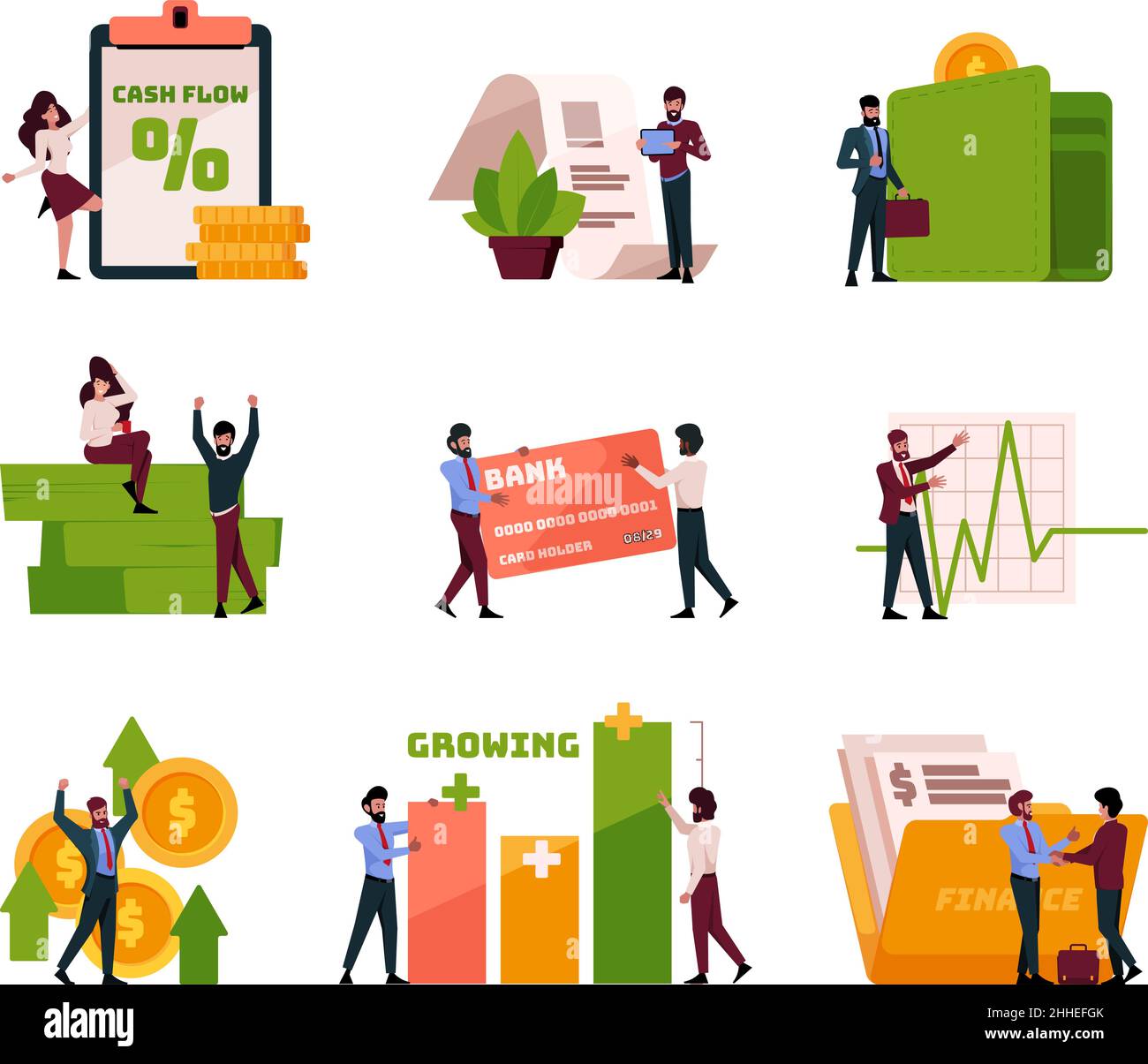 Family budget. People saving personal cash controlling deposit accounts ...