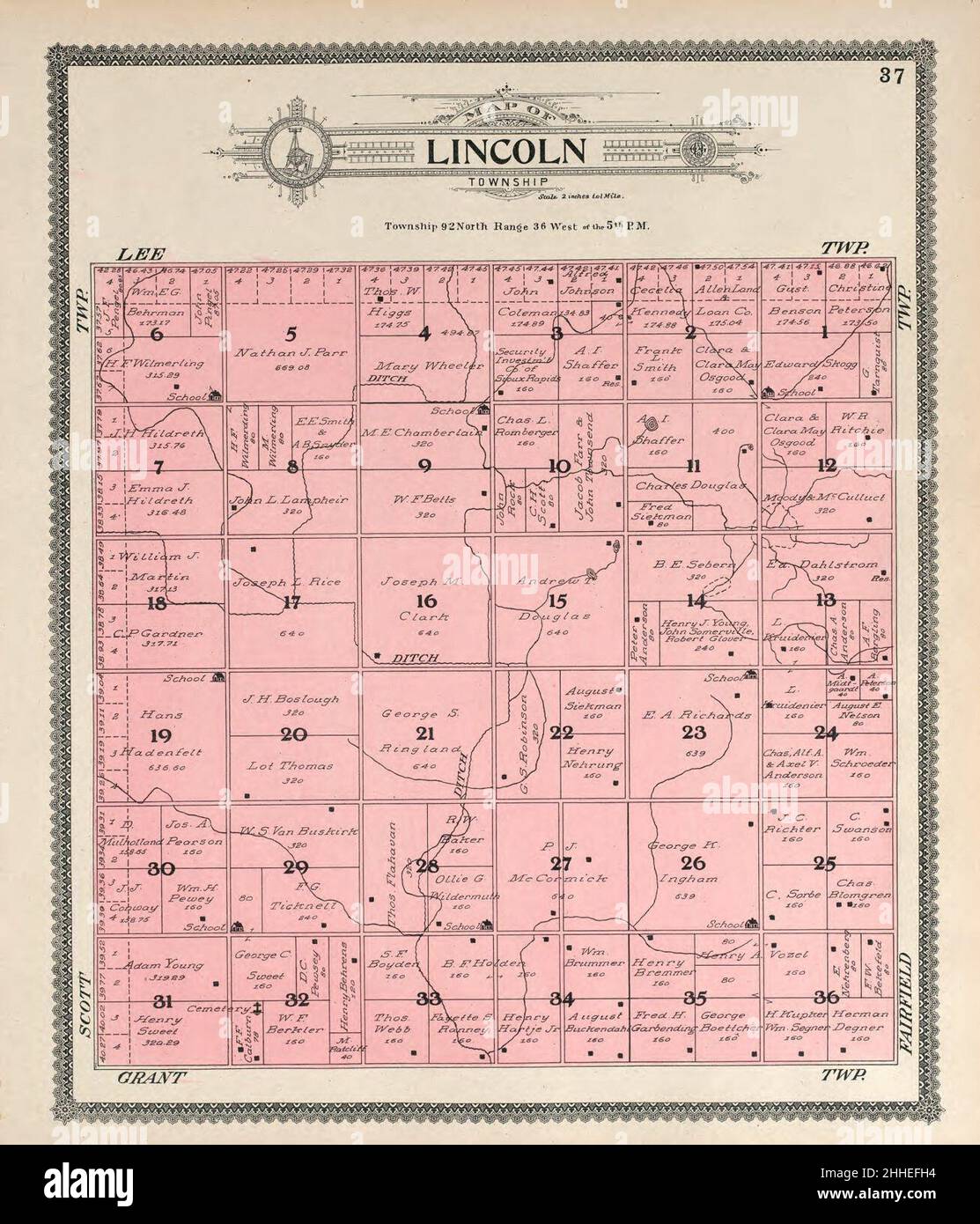 Standard atlas of Buena Vista County, Iowa - including a plat book of ...