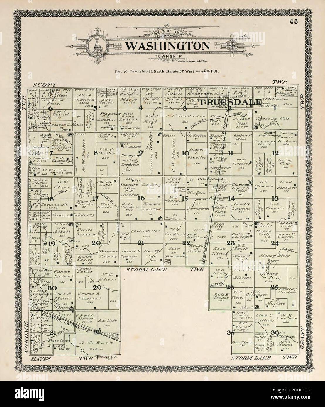 Standard atlas of Buena Vista County, Iowa - including a plat book of ...
