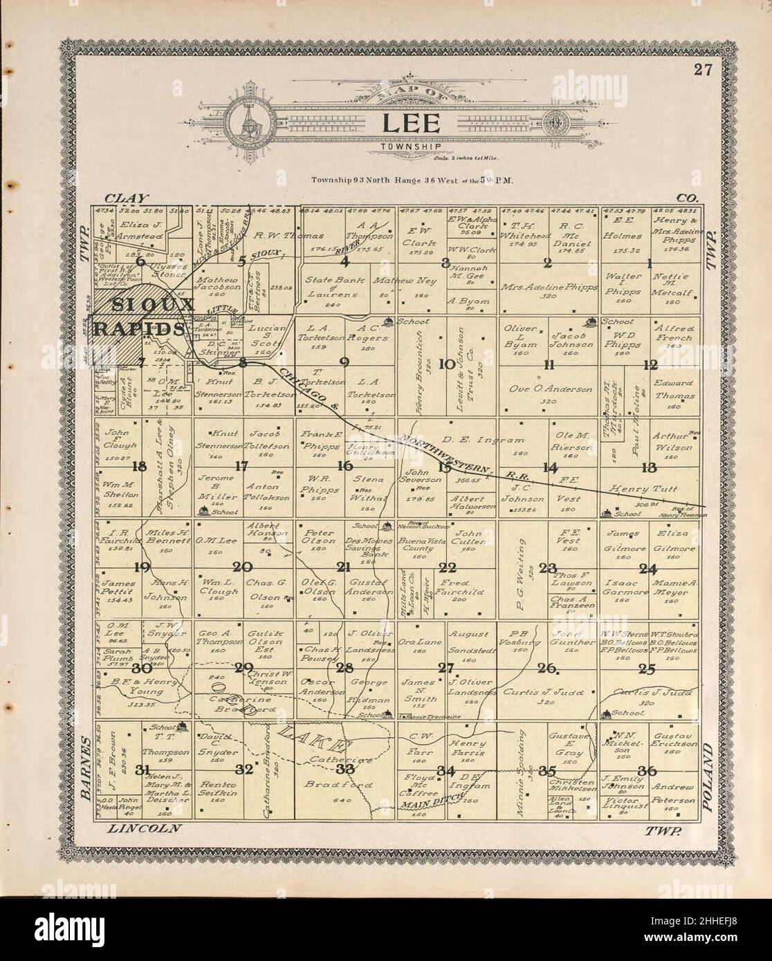 Standard atlas of Buena Vista County, Iowa - including a plat book of ...