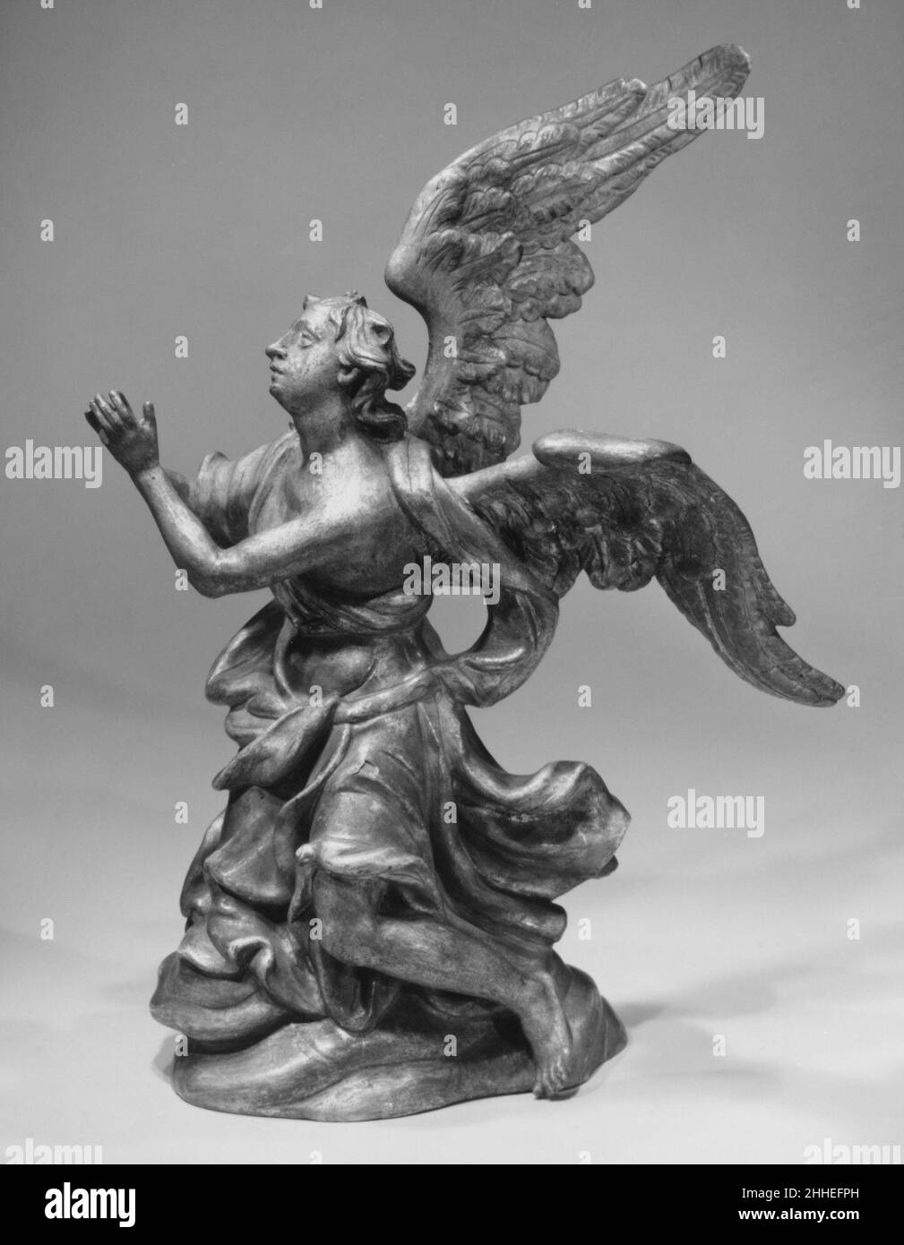Kneeling angel (one of a pair) mid-18th century German, probably ...