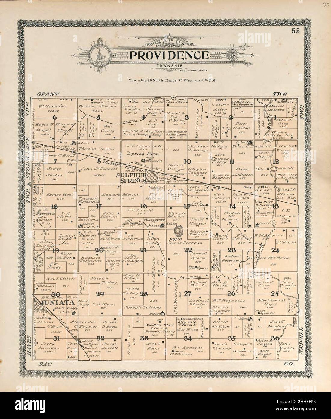 Standard atlas of Buena Vista County, Iowa - including a plat book of the villages, cities and ...