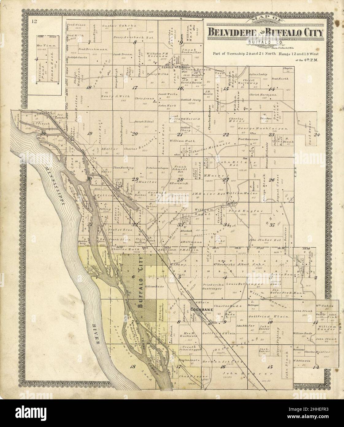 Standard atlas of Buffalo and Pepin counties, Wisconsin - including a ...