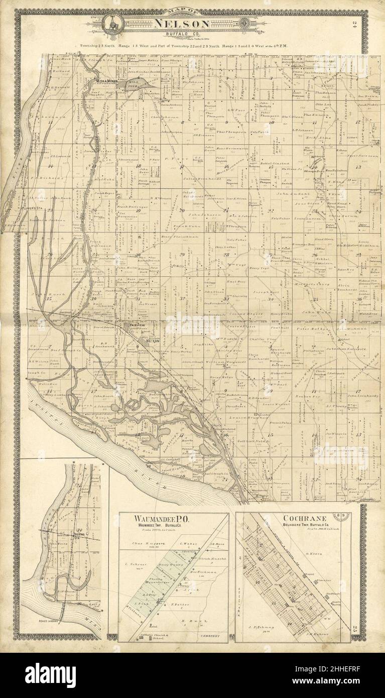 Standard atlas of Buffalo and Pepin counties, Wisconsin - including a ...