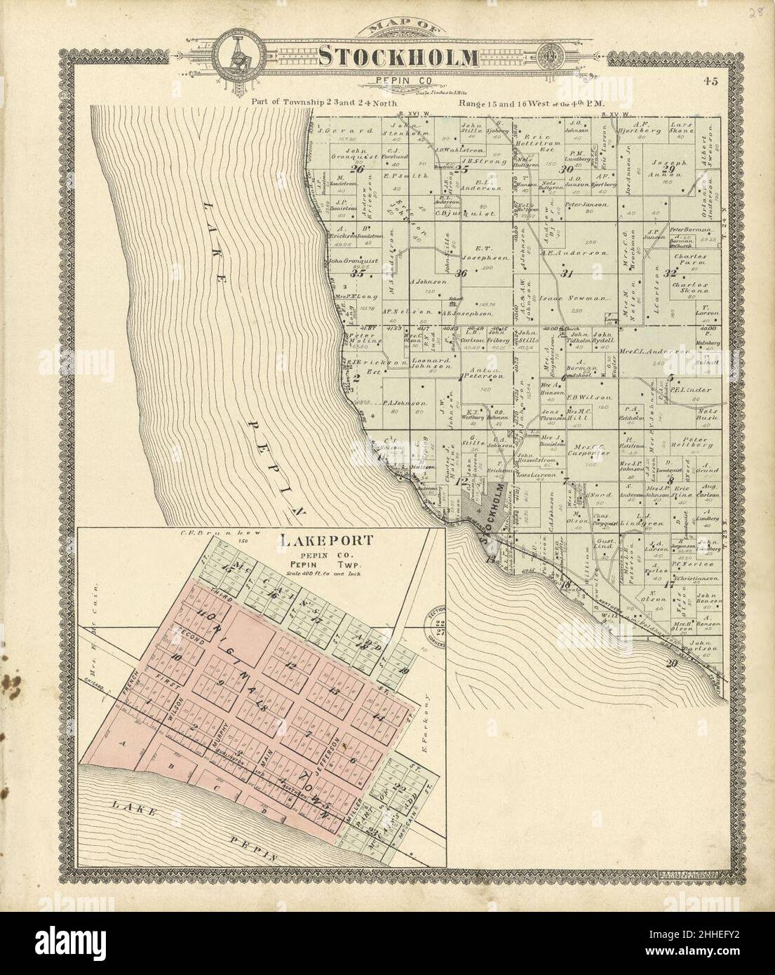 Standard atlas of Buffalo and Pepin counties, Wisconsin - including a ...