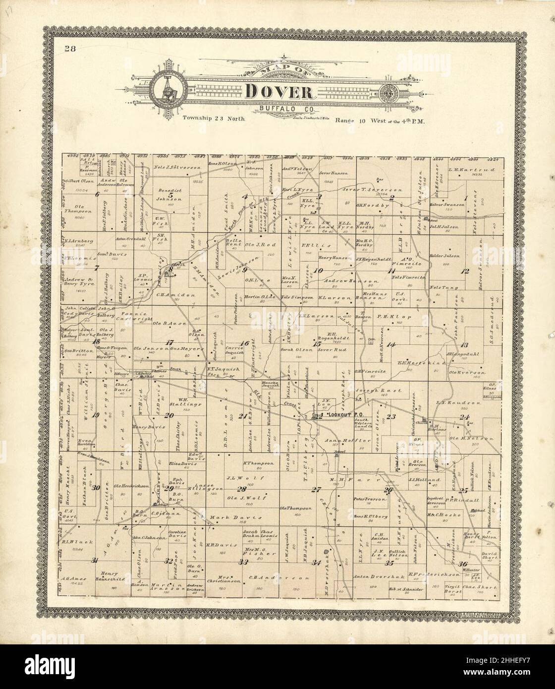 Standard atlas of Buffalo and Pepin counties, Wisconsin - including a ...
