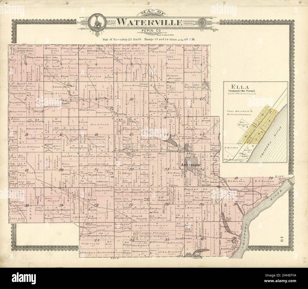 Standard atlas of Buffalo and Pepin counties, Wisconsin - including a ...