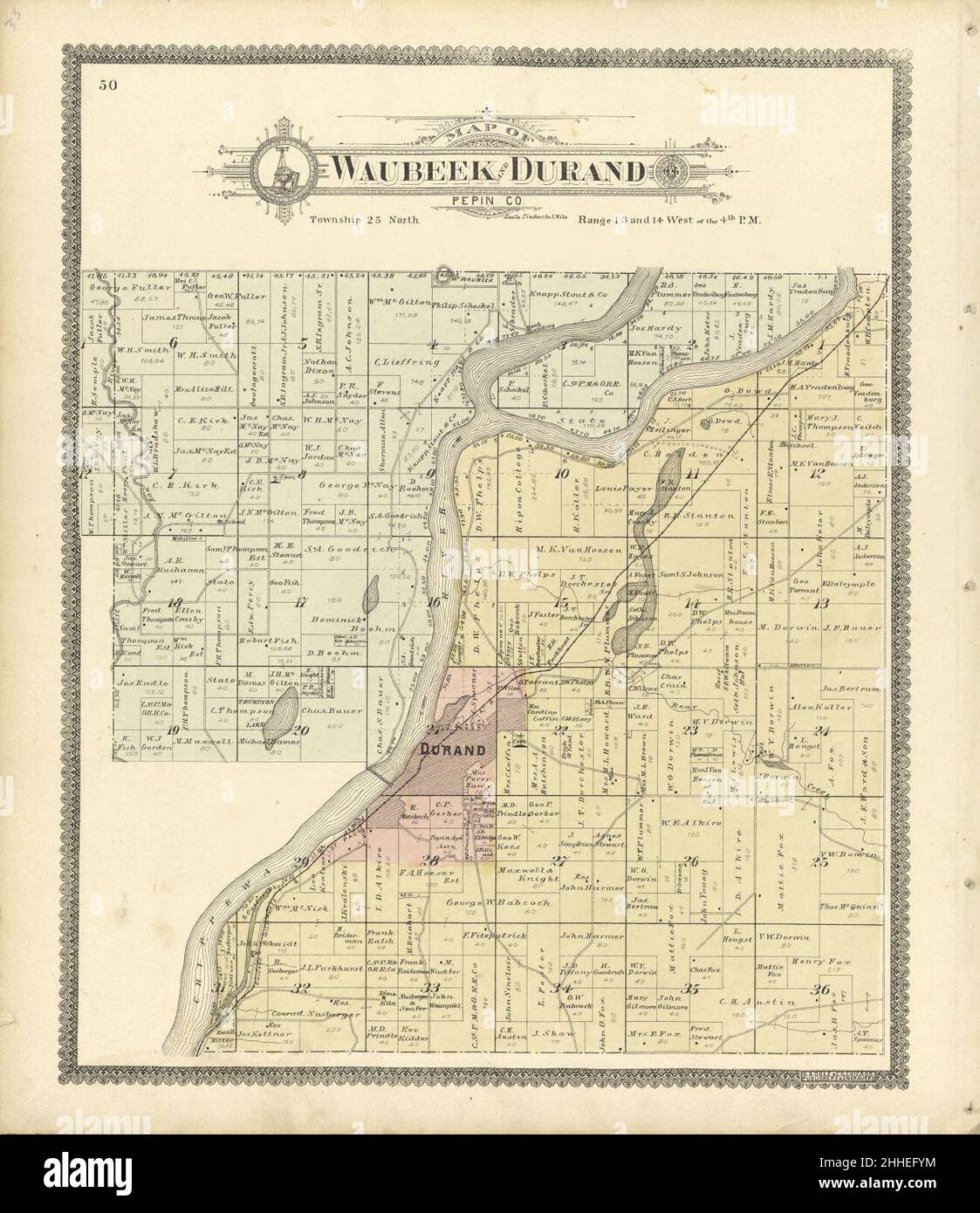 Standard atlas of Buffalo and Pepin counties, Wisconsin - including a ...
