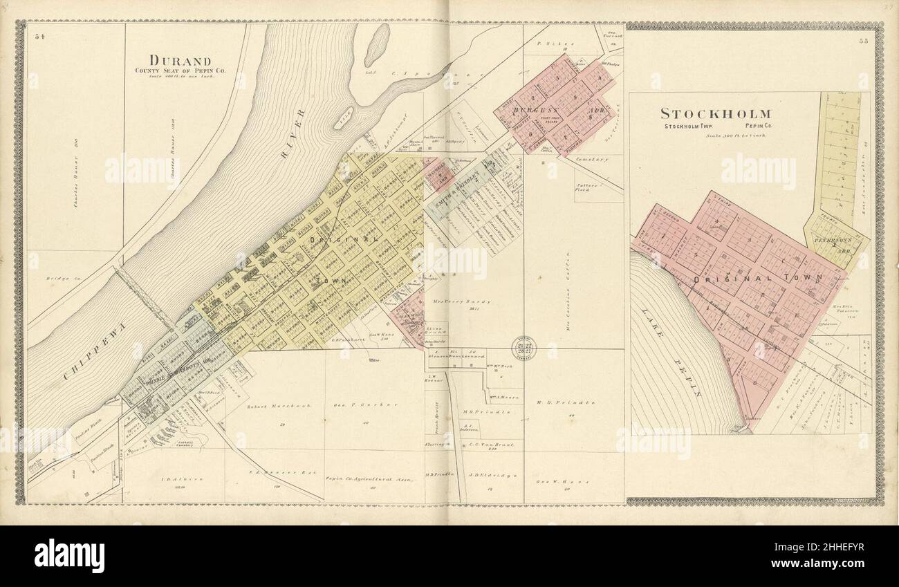 Standard atlas of Buffalo and Pepin counties, Wisconsin - including a ...
