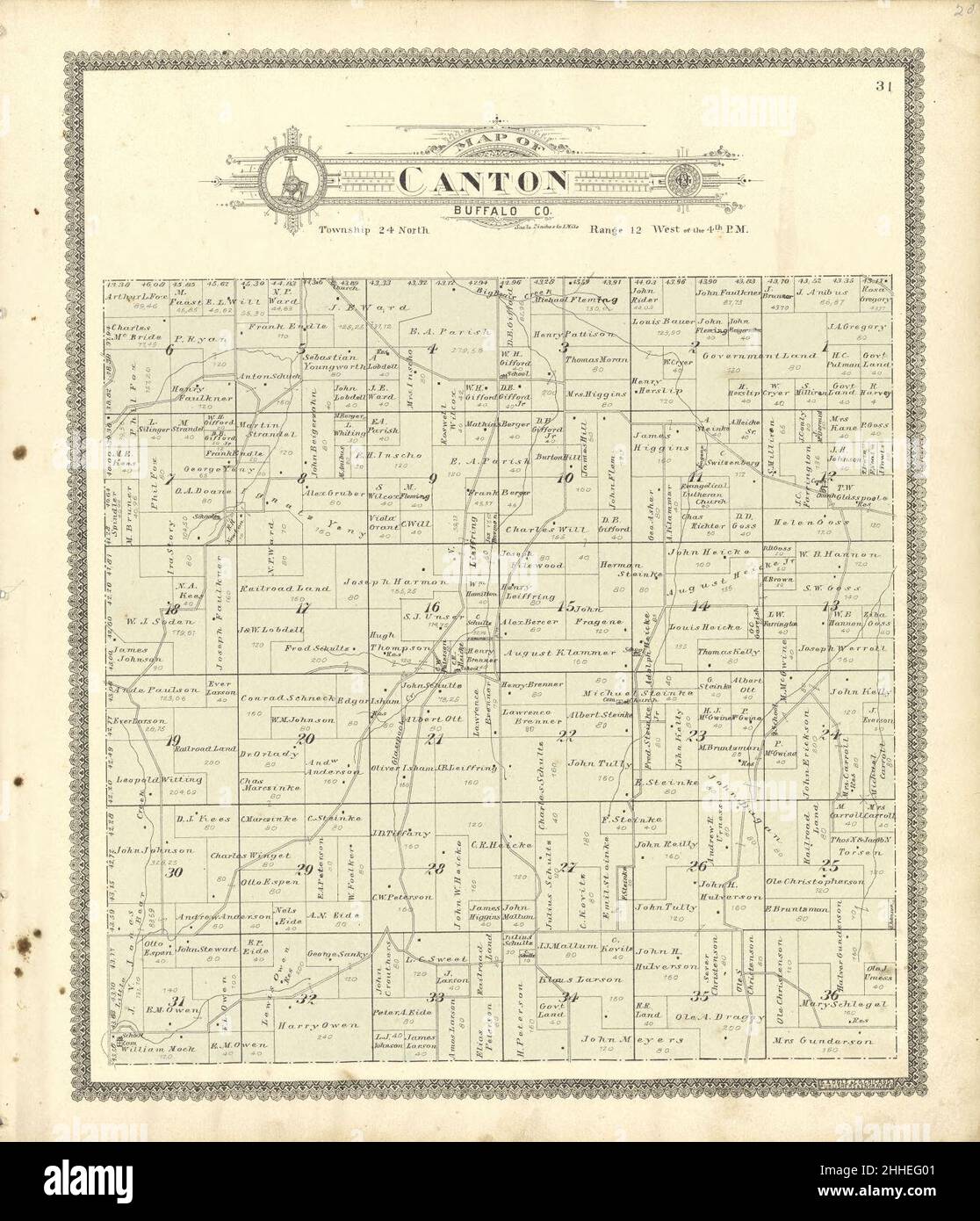 Standard atlas of Buffalo and Pepin counties, Wisconsin - including a ...