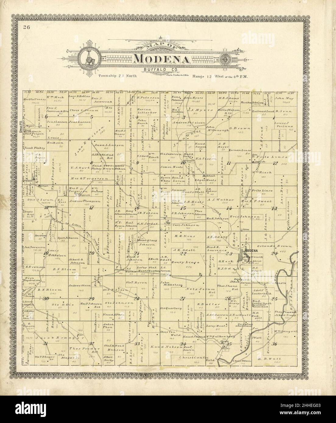 Standard atlas of Buffalo and Pepin counties, Wisconsin - including a ...