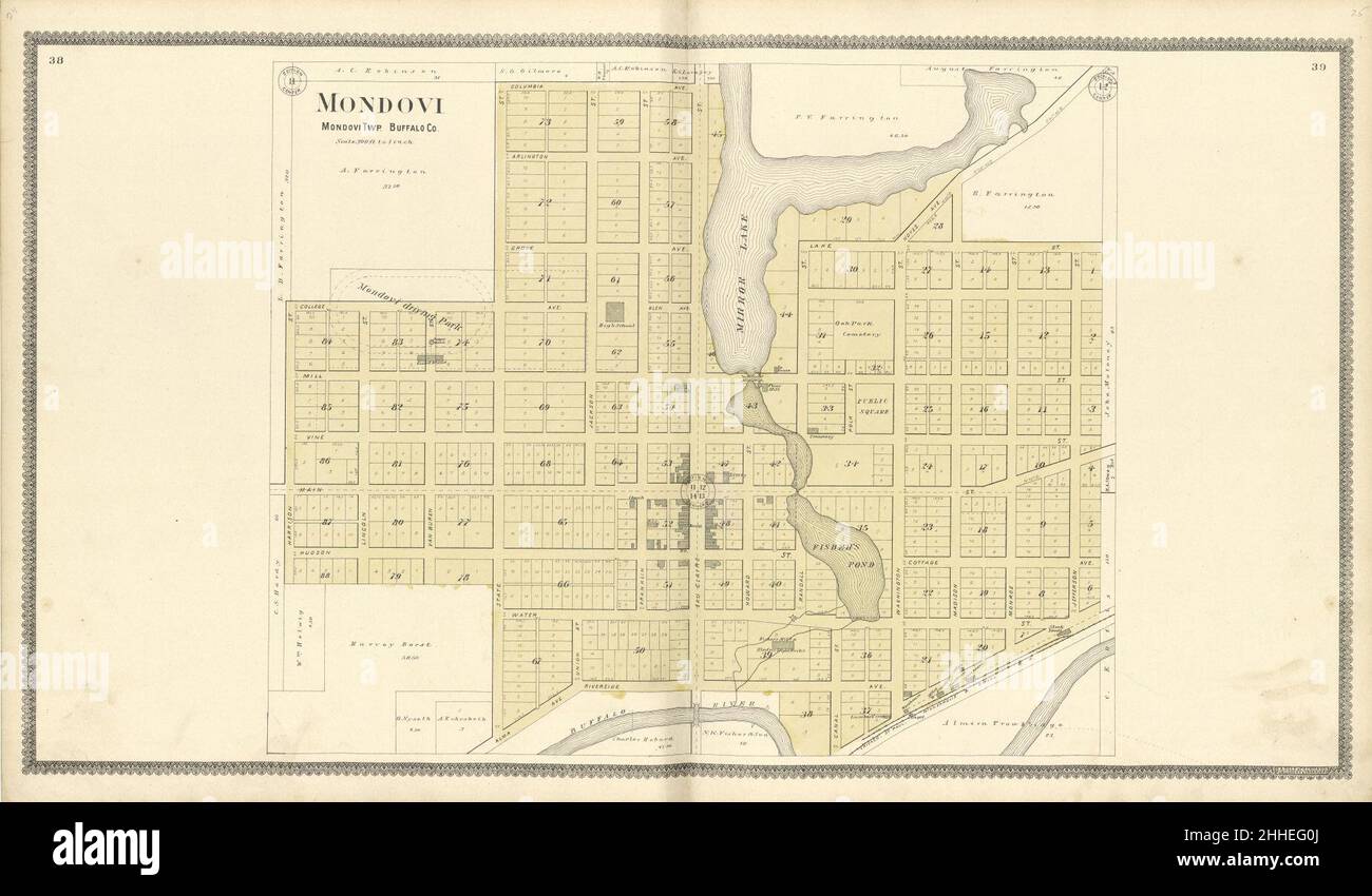 Standard atlas of Buffalo and Pepin counties, Wisconsin - including a ...