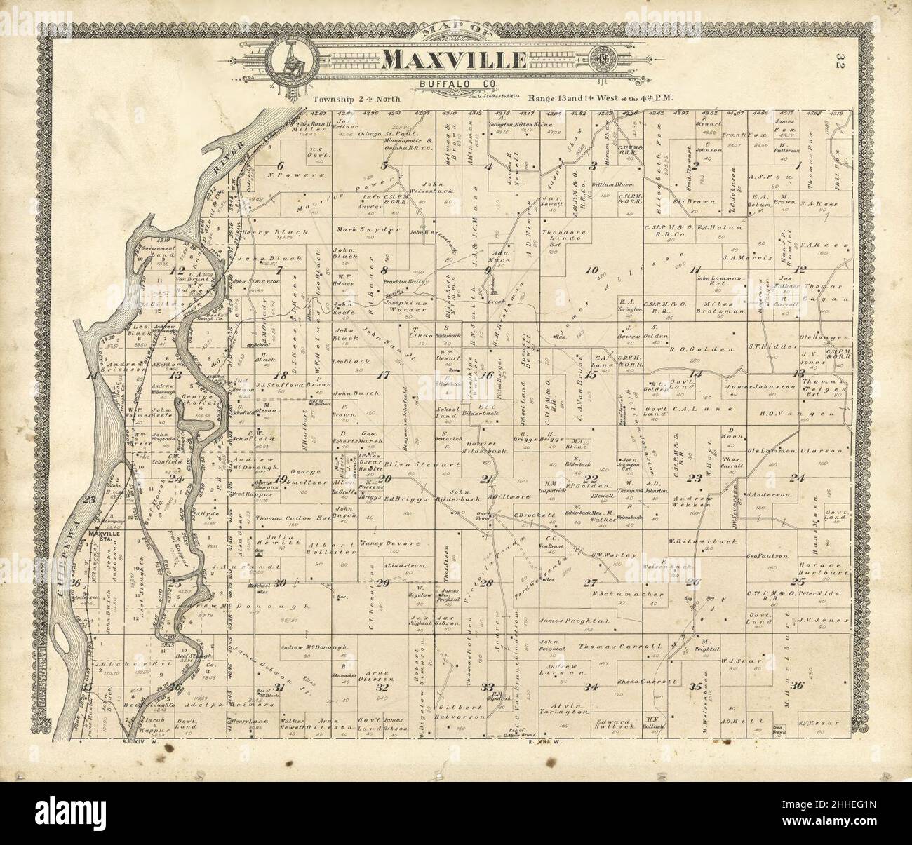 Standard atlas of Buffalo and Pepin counties, Wisconsin - including a ...