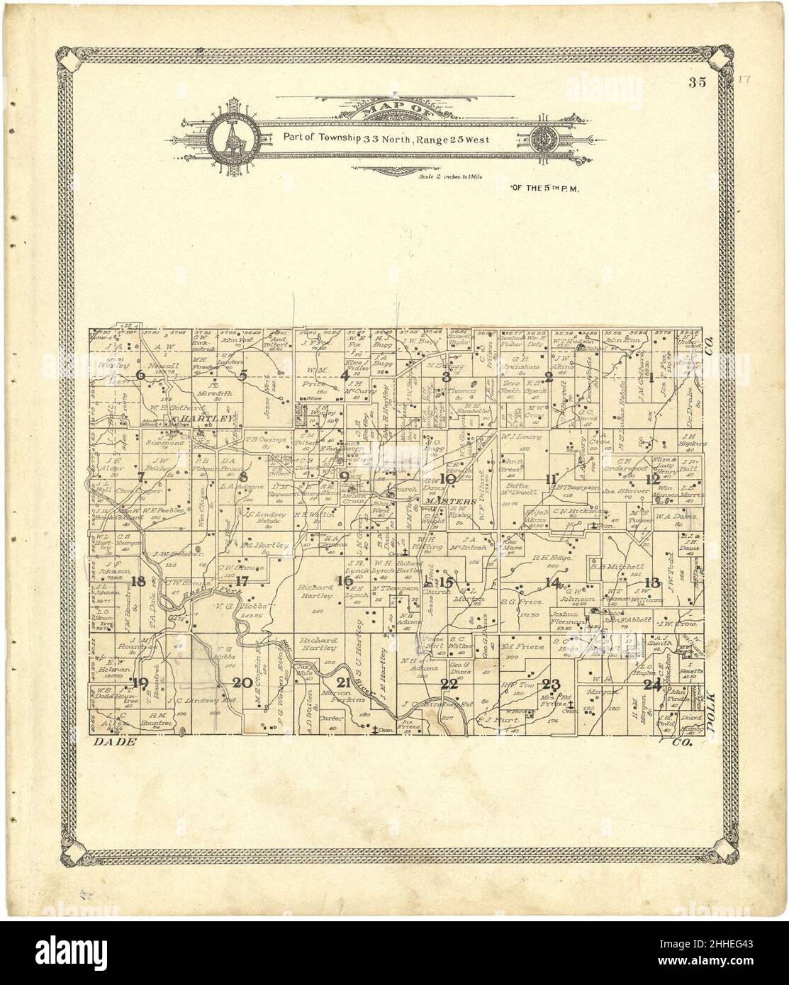 Standard atlas of Cedar County, Missouri - including a plat book of the ...