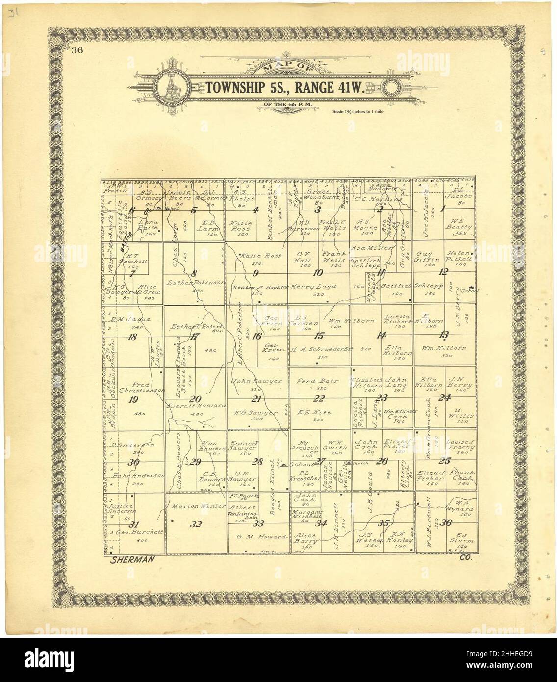 Standard atlas of Cheyenne County, Kansas - including a plat book of ...
