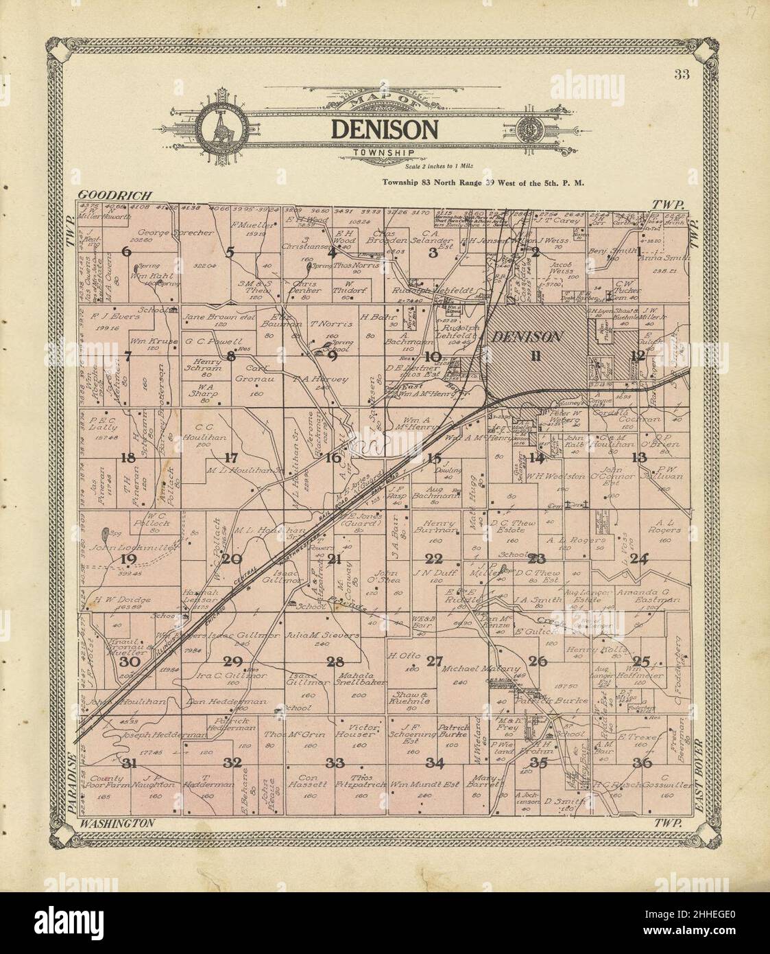 Standard atlas of Crawford County, Iowa - including a plat book of the ...