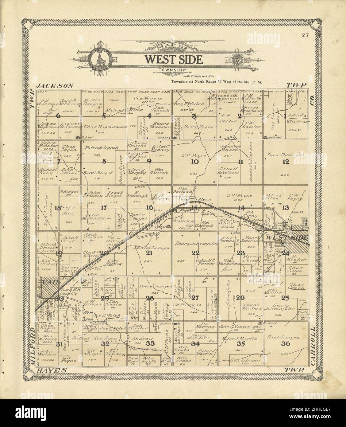 Standard atlas of Crawford County, Iowa - including a plat book of the ...