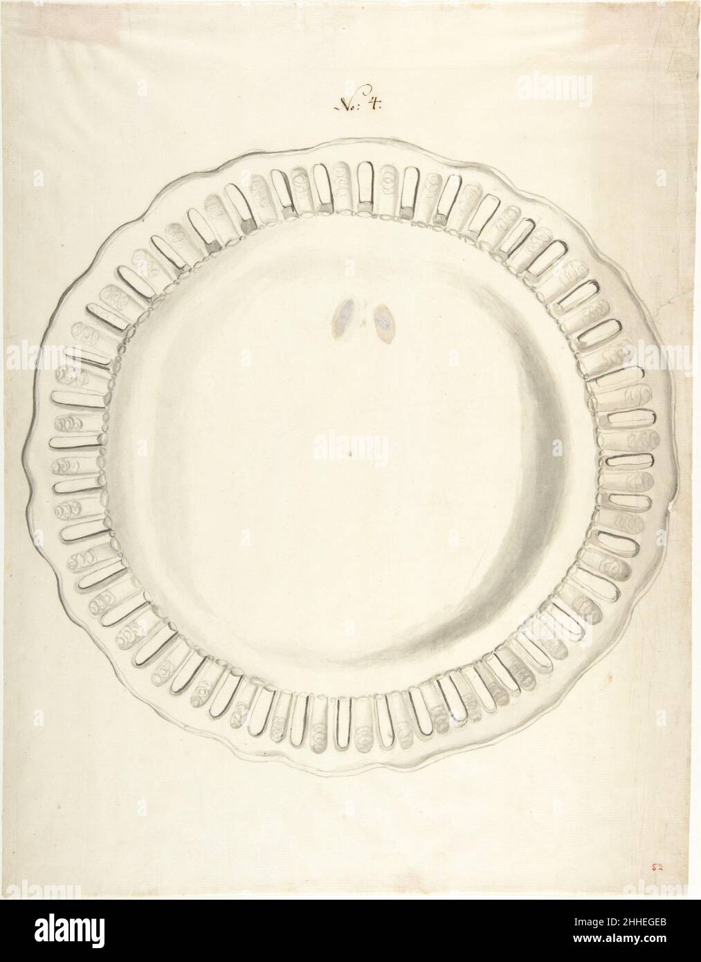 Design for a Plate ca. 1770–90 Anonymous, French, 18th century French ...
