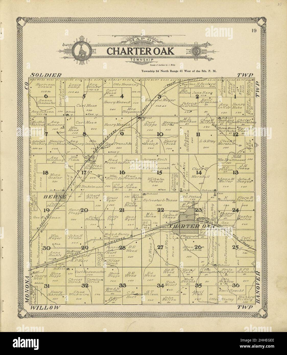Standard atlas of Crawford County, Iowa - including a plat book of the ...