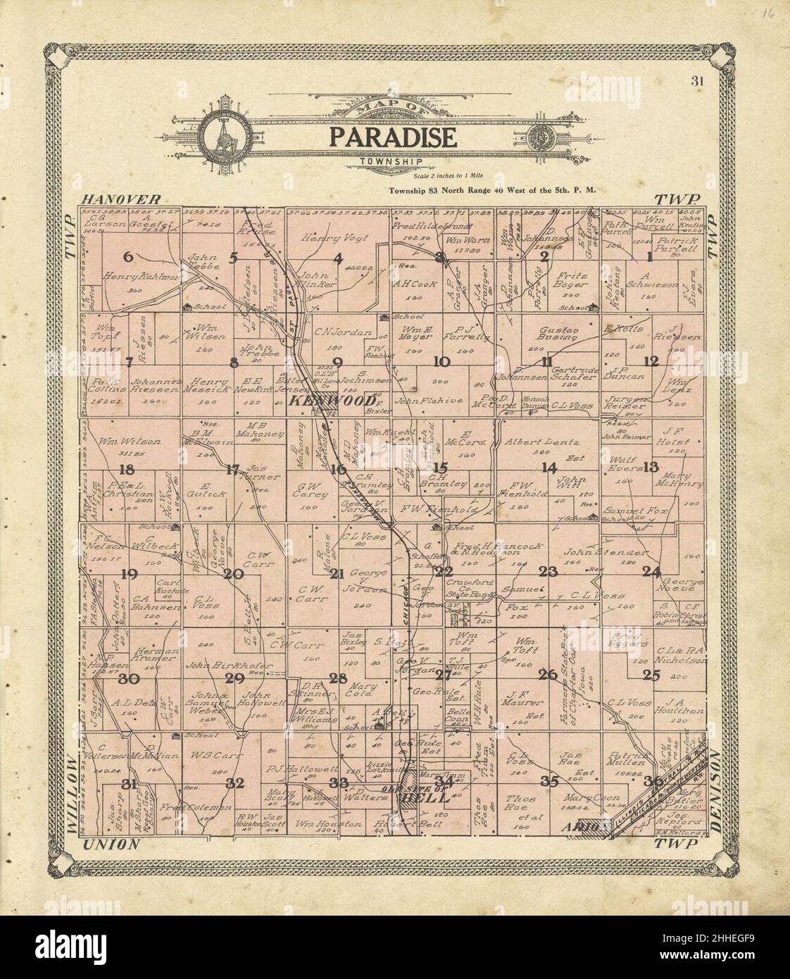 Standard atlas of Crawford County, Iowa - including a plat book of the ...