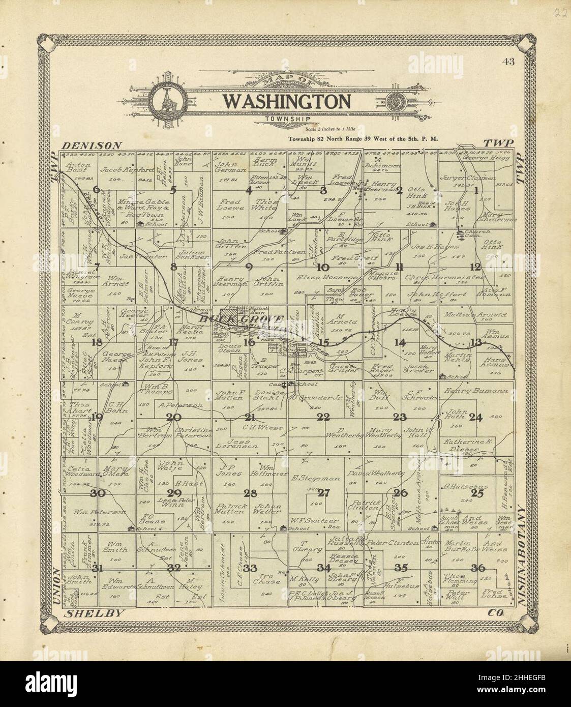 Standard atlas of Crawford County, Iowa - including a plat book of the ...