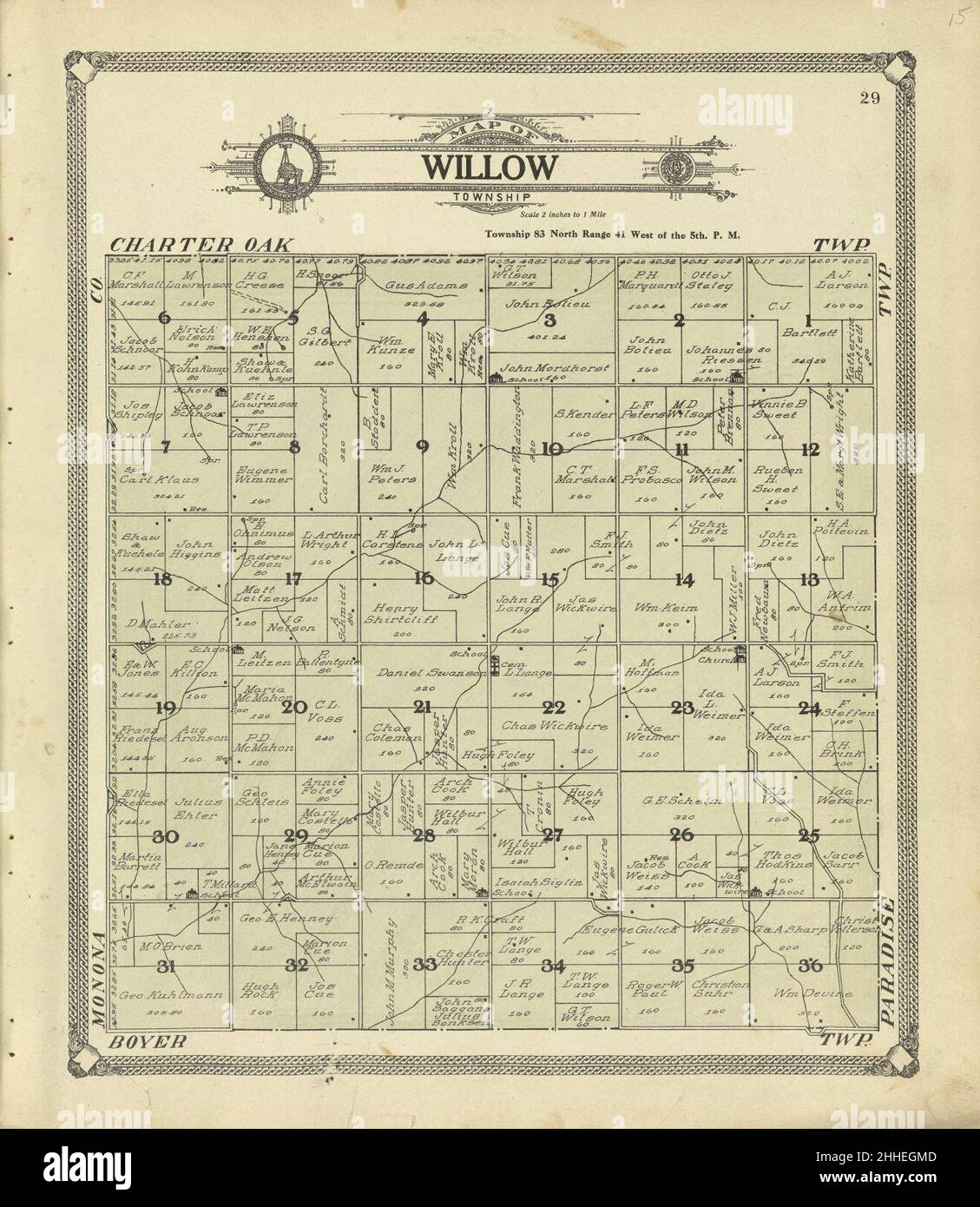 Standard atlas of Crawford County, Iowa - including a plat book of the ...