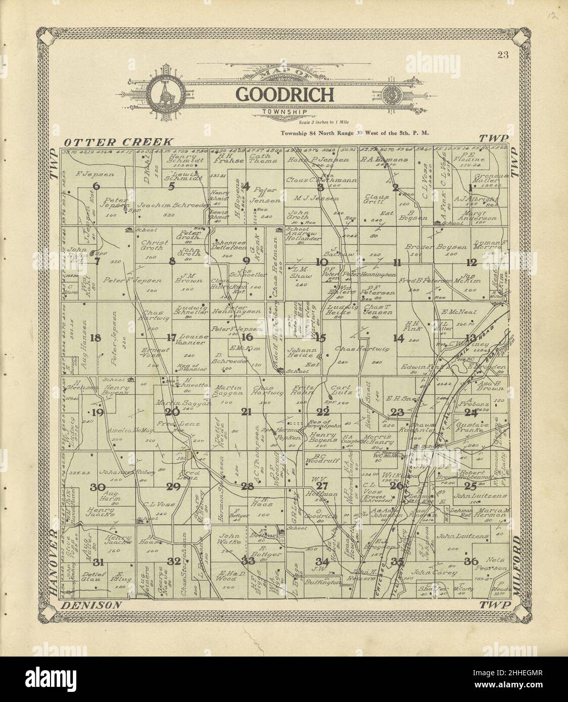 Standard atlas of Crawford County, Iowa - including a plat book of the ...