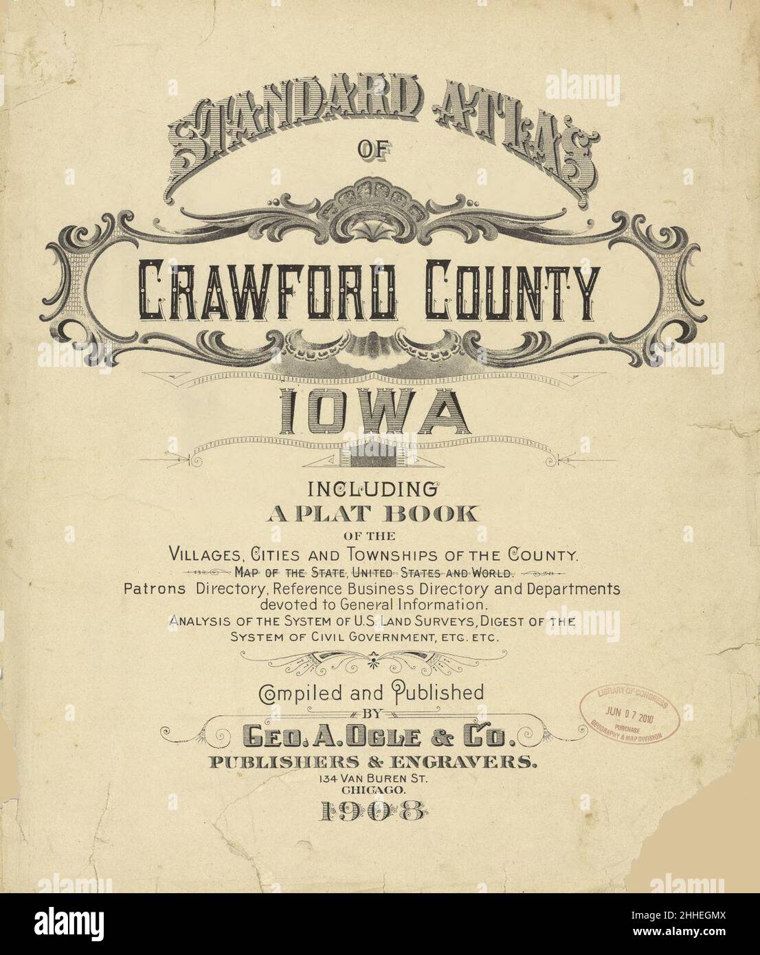 Standard atlas of Crawford County, Iowa - including a plat book of the ...