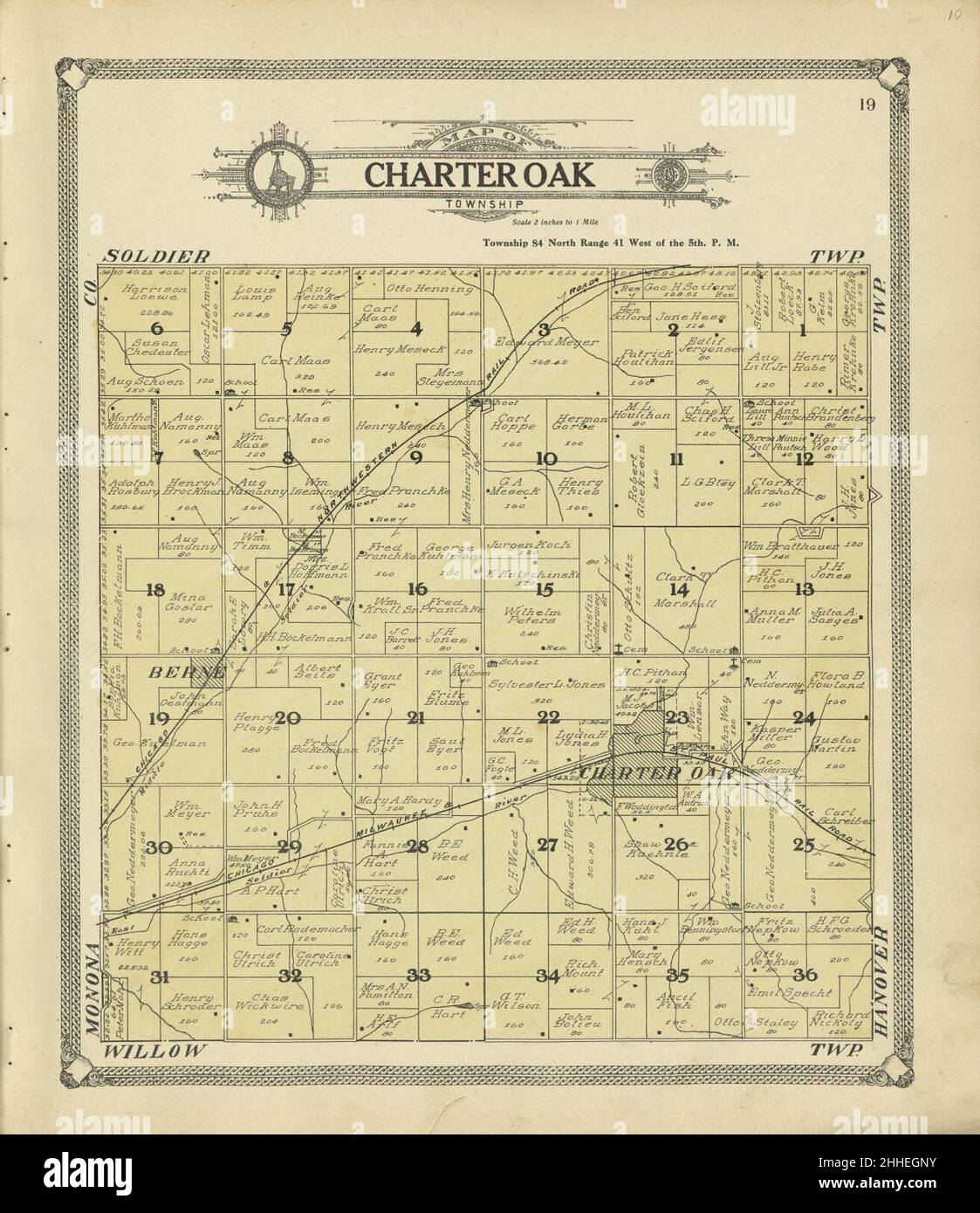 Standard atlas of Crawford County, Iowa - including a plat book of the ...