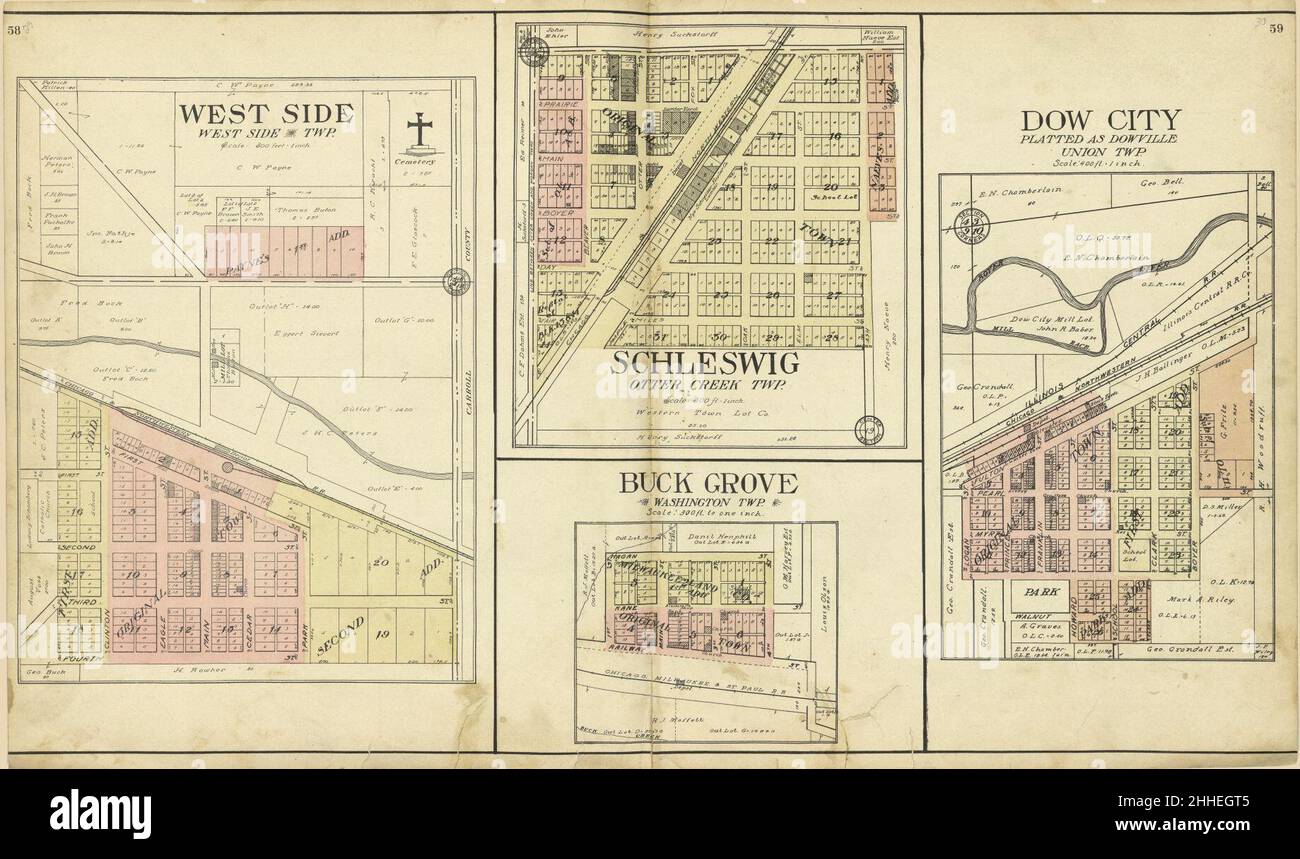 Standard atlas of Crawford County, Iowa - including a plat book of the ...
