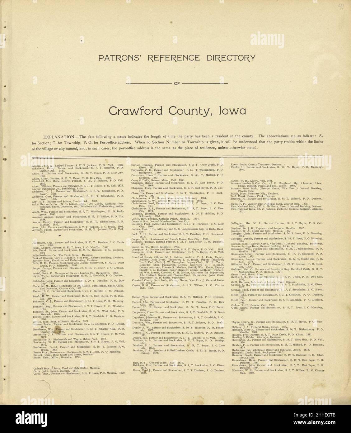 Standard atlas of Crawford County, Iowa - including a plat book of the ...