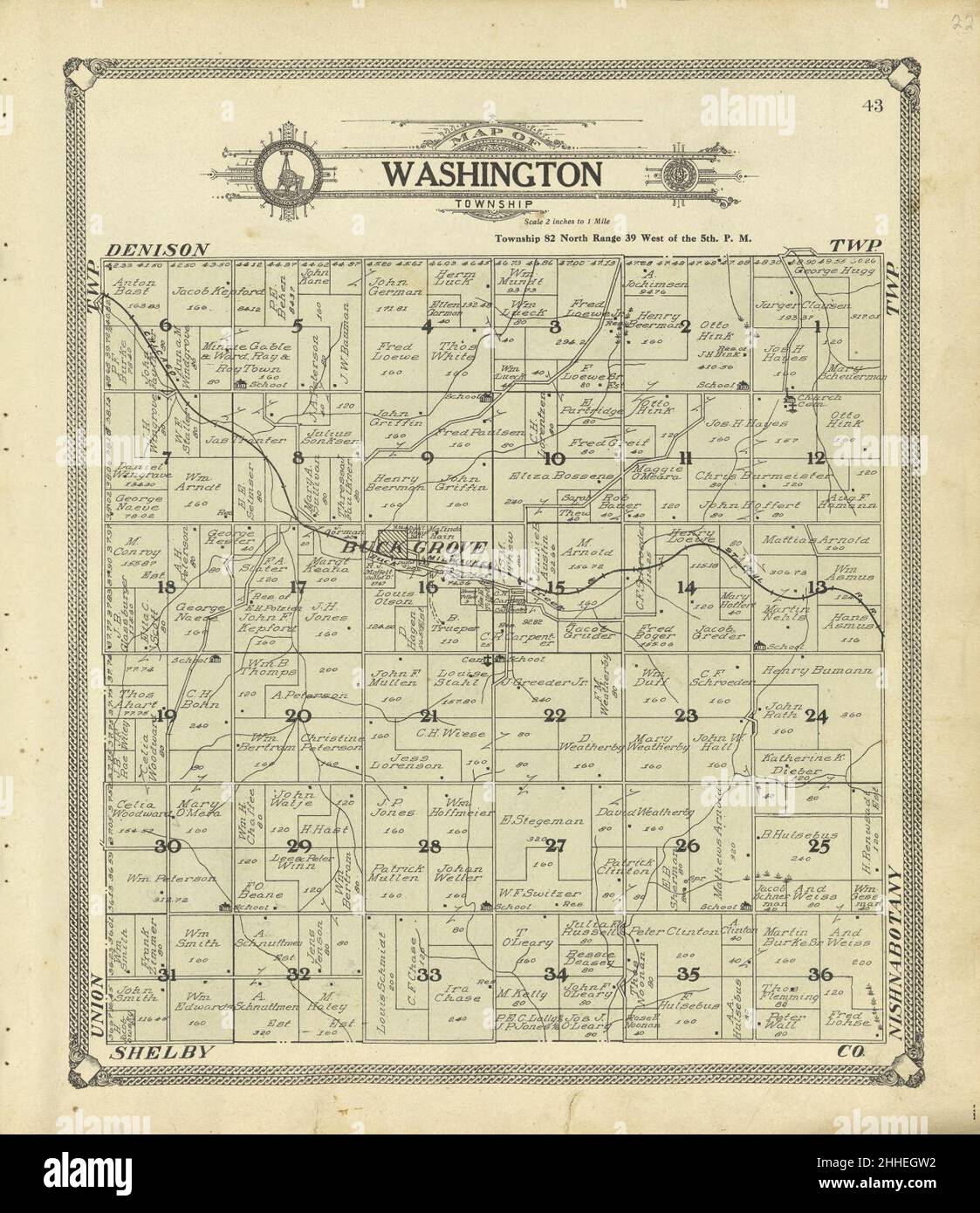 Standard atlas of Crawford County, Iowa - including a plat book of the ...