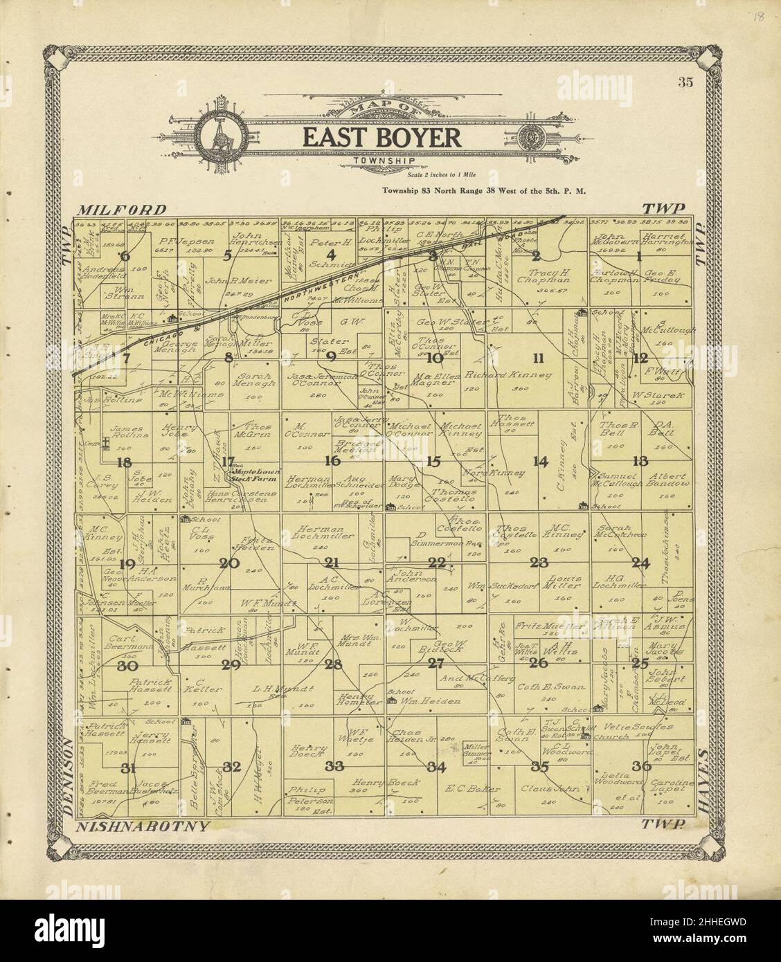Standard atlas of Crawford County, Iowa - including a plat book of the ...