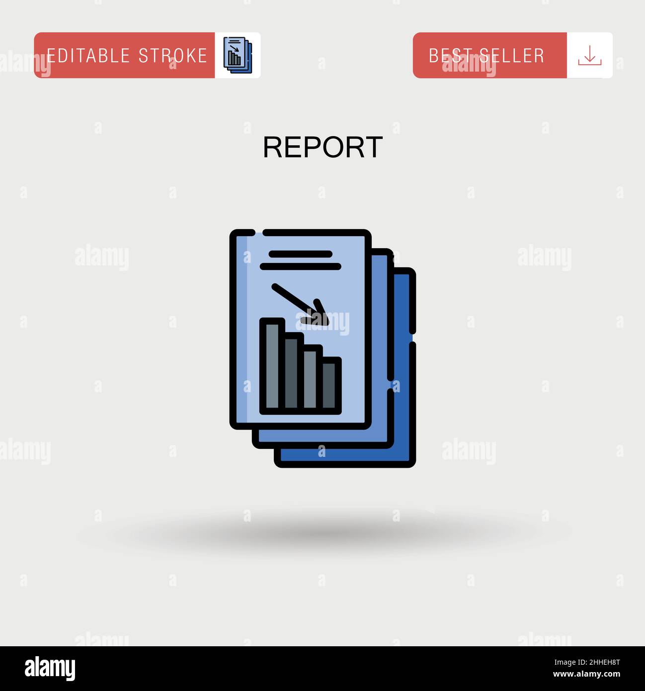 Digital financial report Stock Vector Images - Alamy
