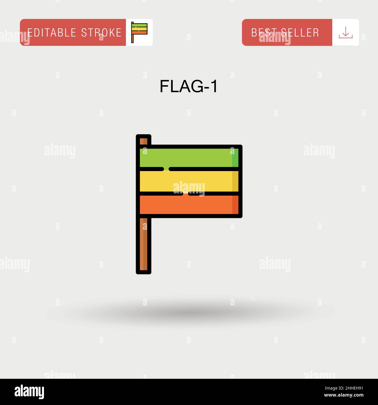 Red flag 1 Stock Vector Images - Alamy