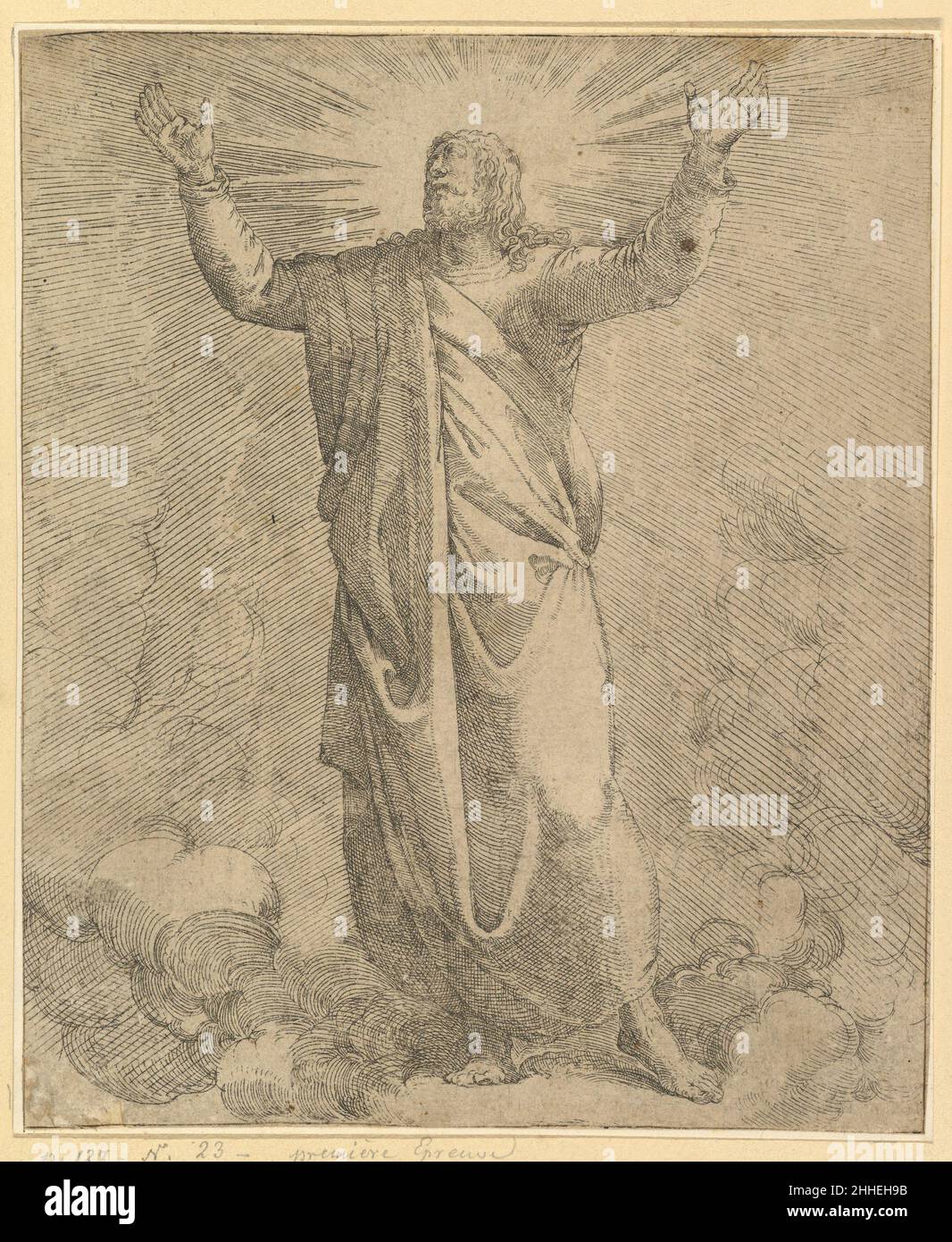 The Saviour Covered in a Large Cloak Battista Franco Italian. The ...
