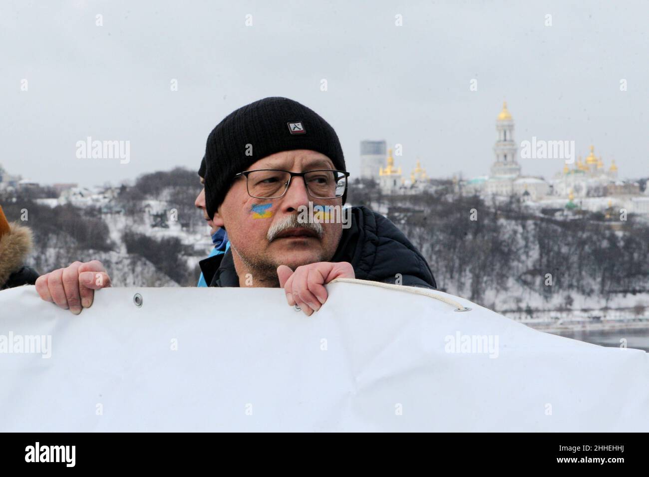 Ukrainian face paint hi-res stock photography and images - Alamy